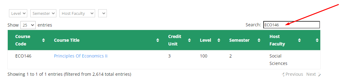 NOUN Courseware for Material Download - Student Arrive Platform